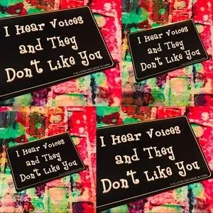 Vintage | Other | I Hear Voices Retro 4 Pack 205 Deadstock Humor ...